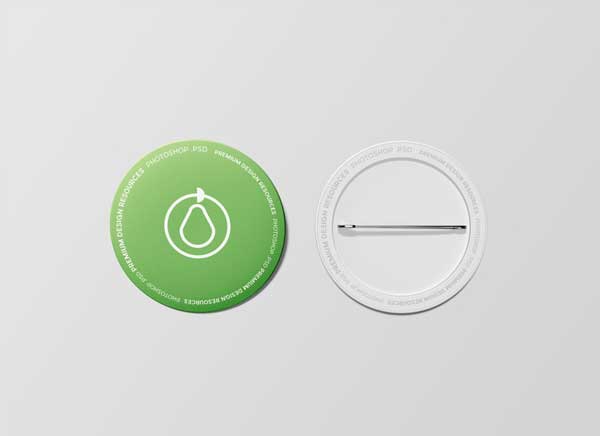 Free Pin Mockups | 26+ Free PSD Mockups